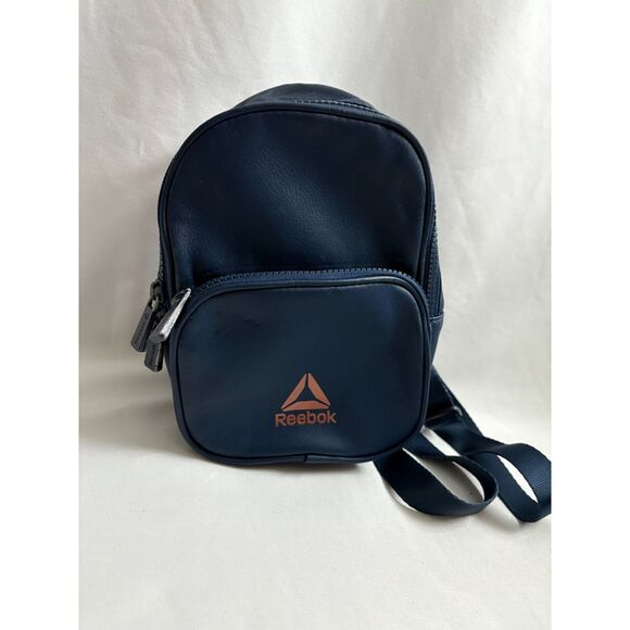 Reebok | Bags | Reebok Classic Mini Backpack Navy Blue Sporty Unisex ...